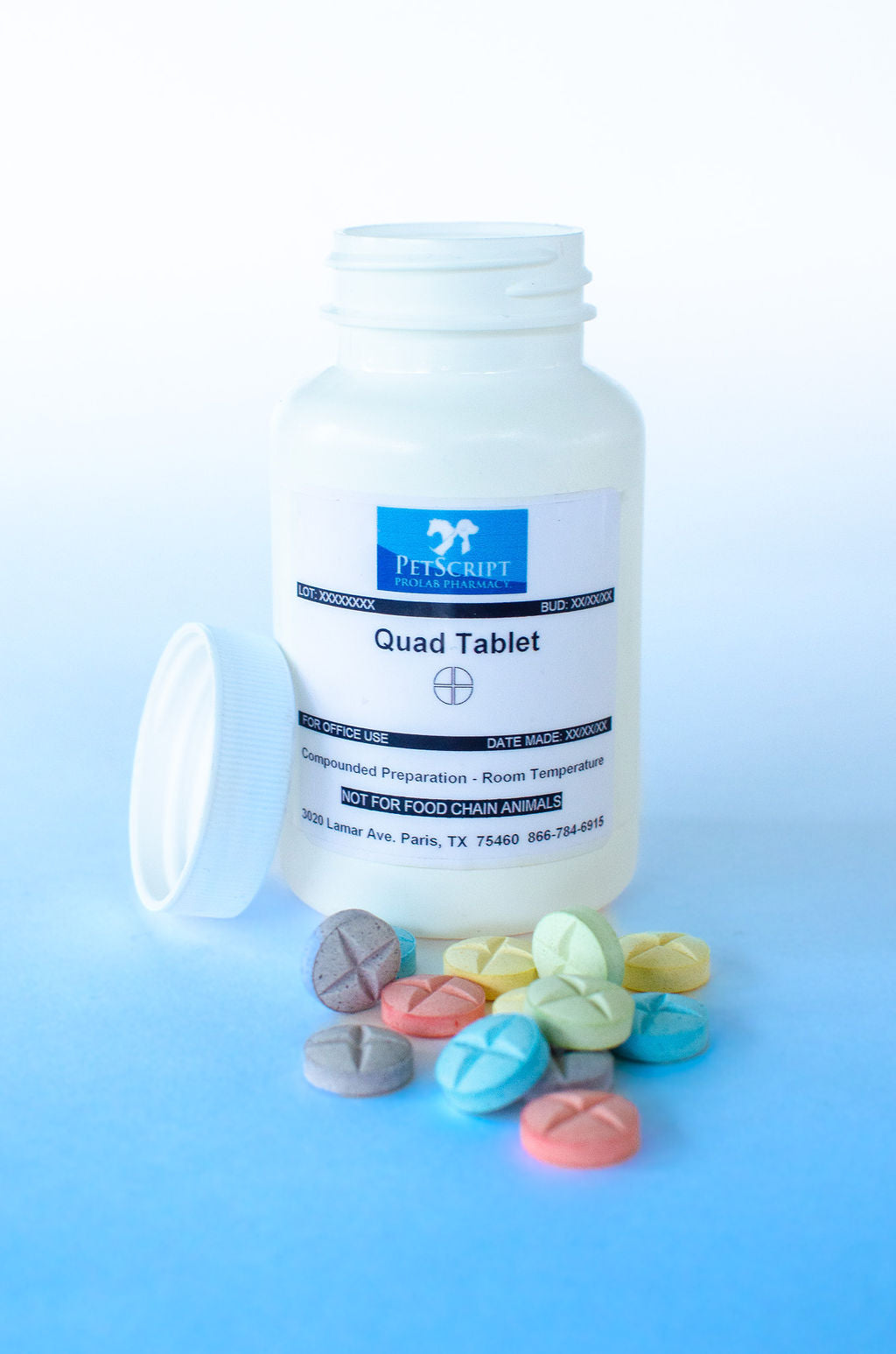 Quad- Tabs - PetScript Pharmacy - Shelter Medicine